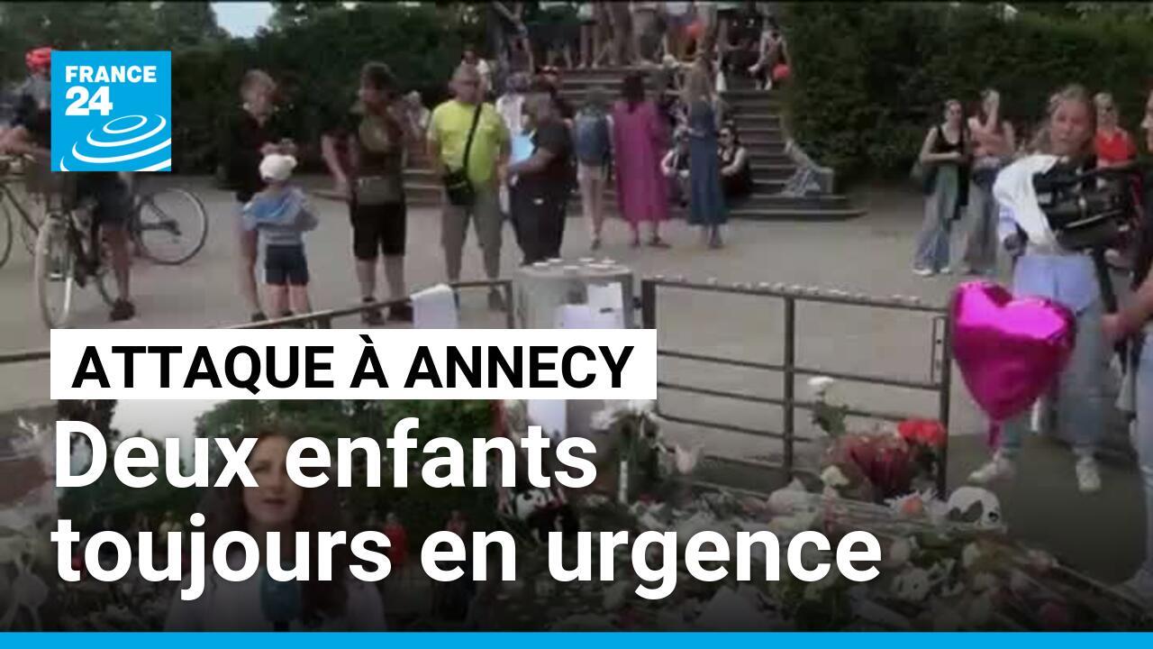 Attaque au couteau à Annecy : deux enfants toujours en urgence absolue - France 24